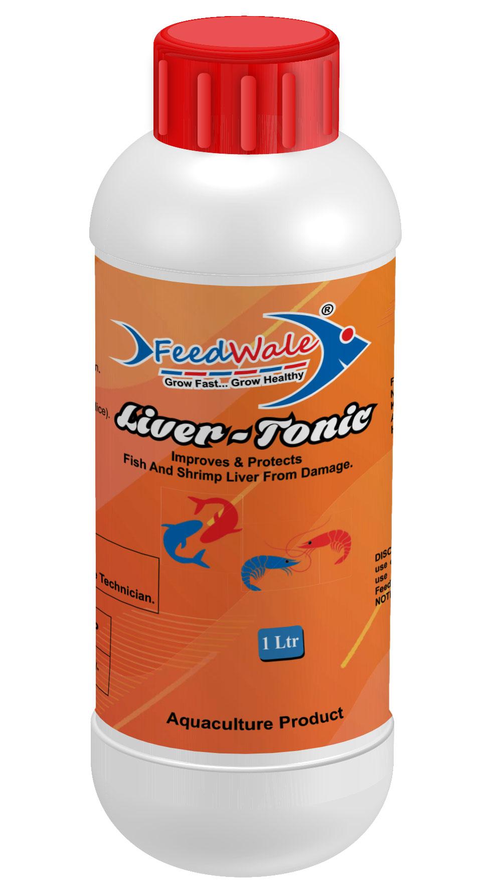 FeedWale Liver Tonic 1 Litre Improves & Protects Fish and Shrimp Liver ...
